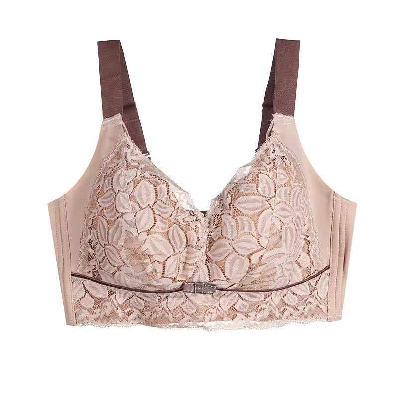 Women Thai Latex Plus Size Bra Push Up Thin Cup Large Cup Bra 36/80-46/ ...