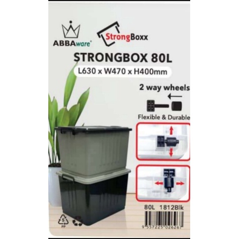 1812 AW 80L storage box (ABBA) | Shopee Malaysia