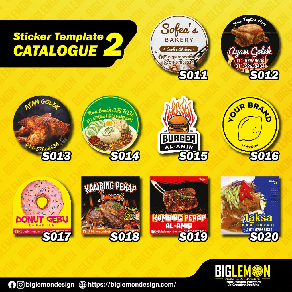 Label Sticker Bulat/Sticker Product Siap Design/Sticker Brand/MIRROCOAT ...
