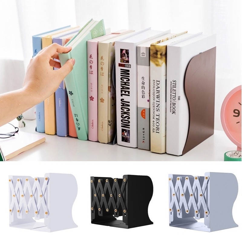 Retractable Bookshelf Expandable Large Student Bookshelf Book Clip Book ...