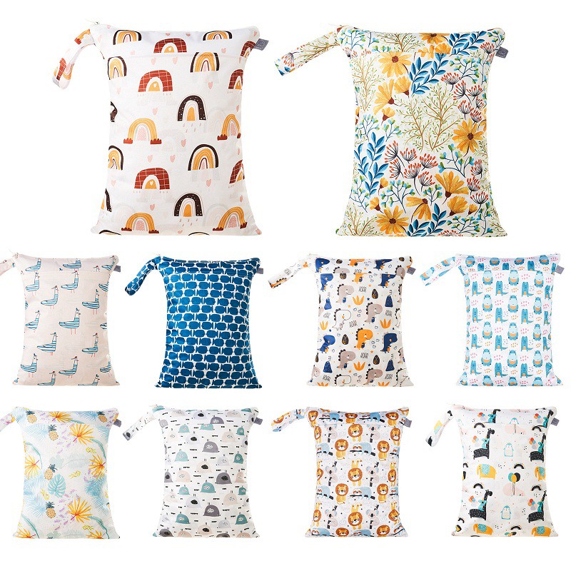 30*40cm Baby Diaper Bag Stroller Organizer Storage Bag Double Zipper ...