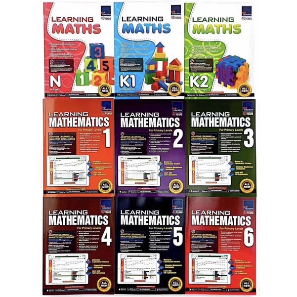 SAP Singapore Learning Mathematics Book, Preschool :Nursery K1 K2 ...