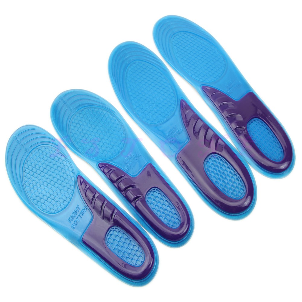 Women Men Silicone Gel Orthotic Arch Support Massaging Sport Shoe ...