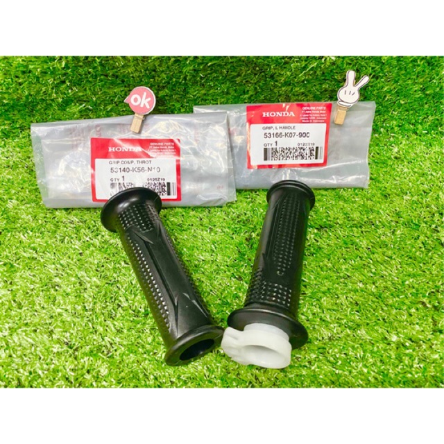 HONDA RS150 HANDLE GRIP SARUNG (SET)(100% ORIGINAL BOON SIEW HONDA ...