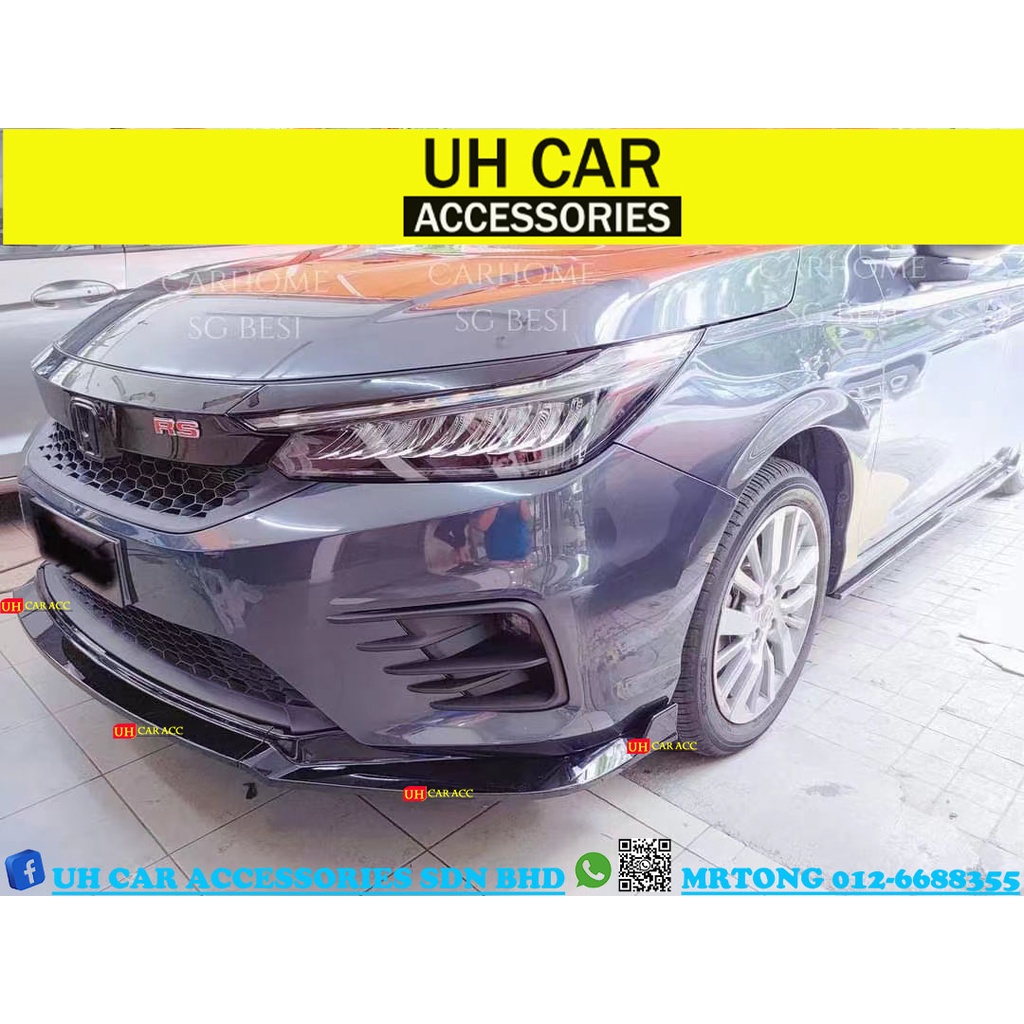 Honda city 2022 hatchback front side rear diffuser lip lips bodykit ...