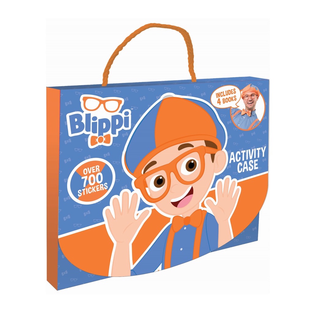 Blippi Educational Activity Set with 4 Colouring Activity Books & 700 ...
