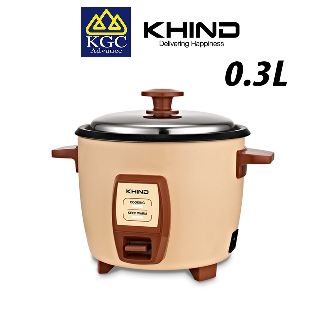 Khind 0.3L 9 Series Electric Rice Cooker ( Cream Magnolia ) RC903T ...