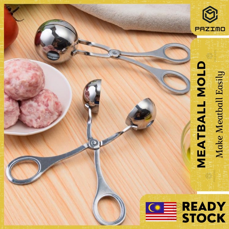 (READY STOCK) Meatball Mold Shaper Kitchen Stainless Steel Utensils ...