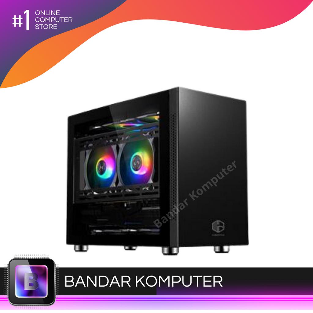 Cube GAMING AXEL V2.0 - TEMPERED GLASS BLACK VERSION - MINI CASE ...