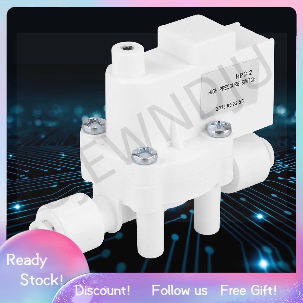 [Ready Stock] High Pressure Switch 1/4 \"DC 24V For Pump RO Water ...