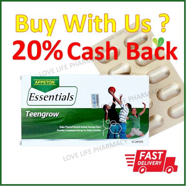 APPETON ESSENTIALS TEENGROW 3X10S | Shopee Malaysia