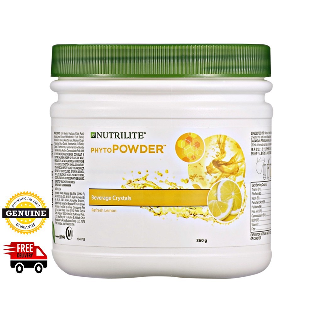 NUTRILITE PhytoPOWDER Refresh Lemon (Canister) 360g | Shopee Malaysia