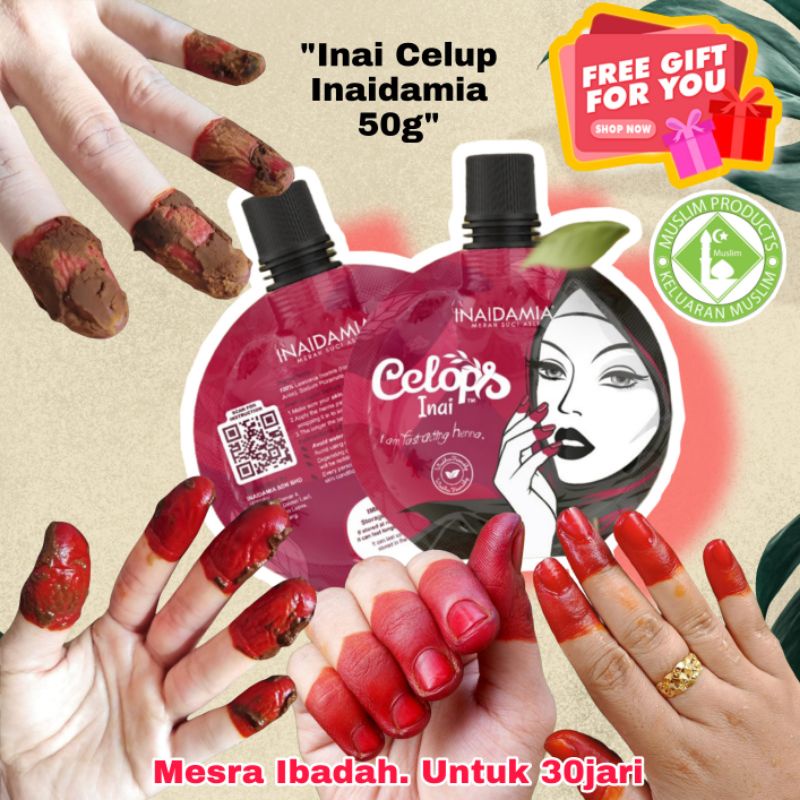 INAI DAUN POKOK INAI CELUP ASLI INAIDAMIA 🎁 | Shopee Malaysia