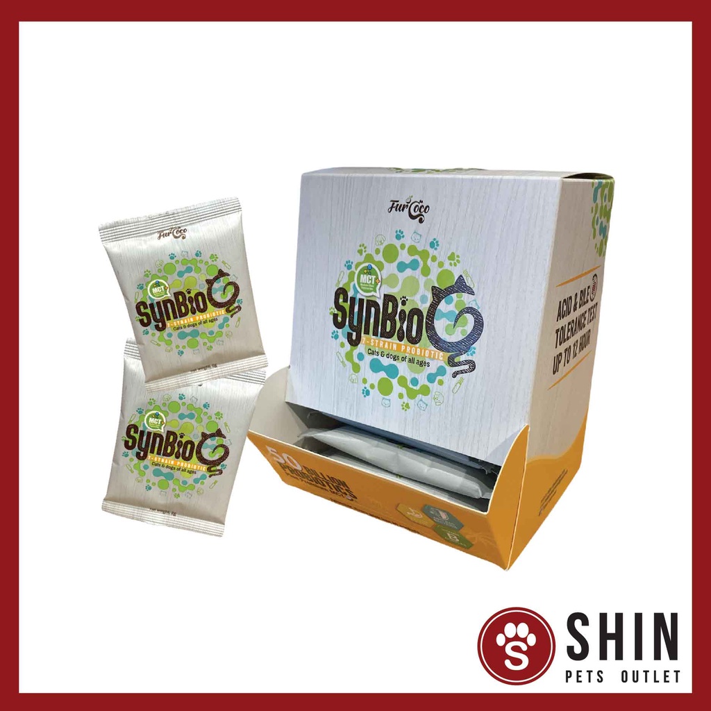 FurCoco Synbio-G Probiotic 2gx1 Sachet -Cats Dogs Pet Supplement ...