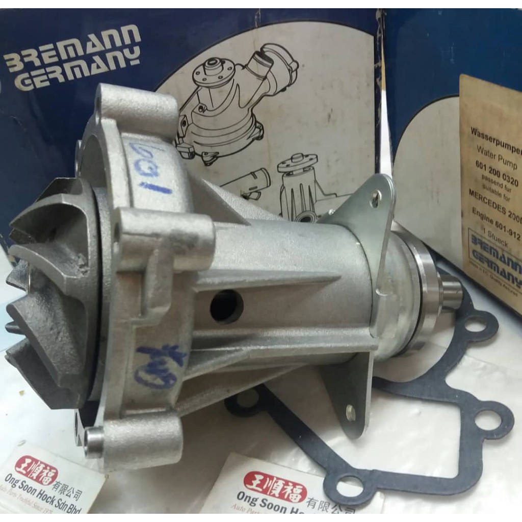 Mercedes OM601 W124 200D W201 190D diesel Water Pump with gasket E200D ...