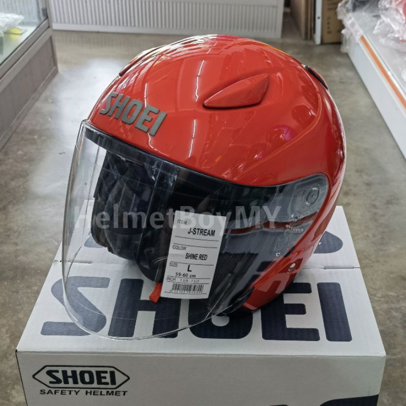 HELMET SHOEI JSTREAM PLAIN SILVER / PEARL GREY / BLACK / MAROON /YELLOW ...