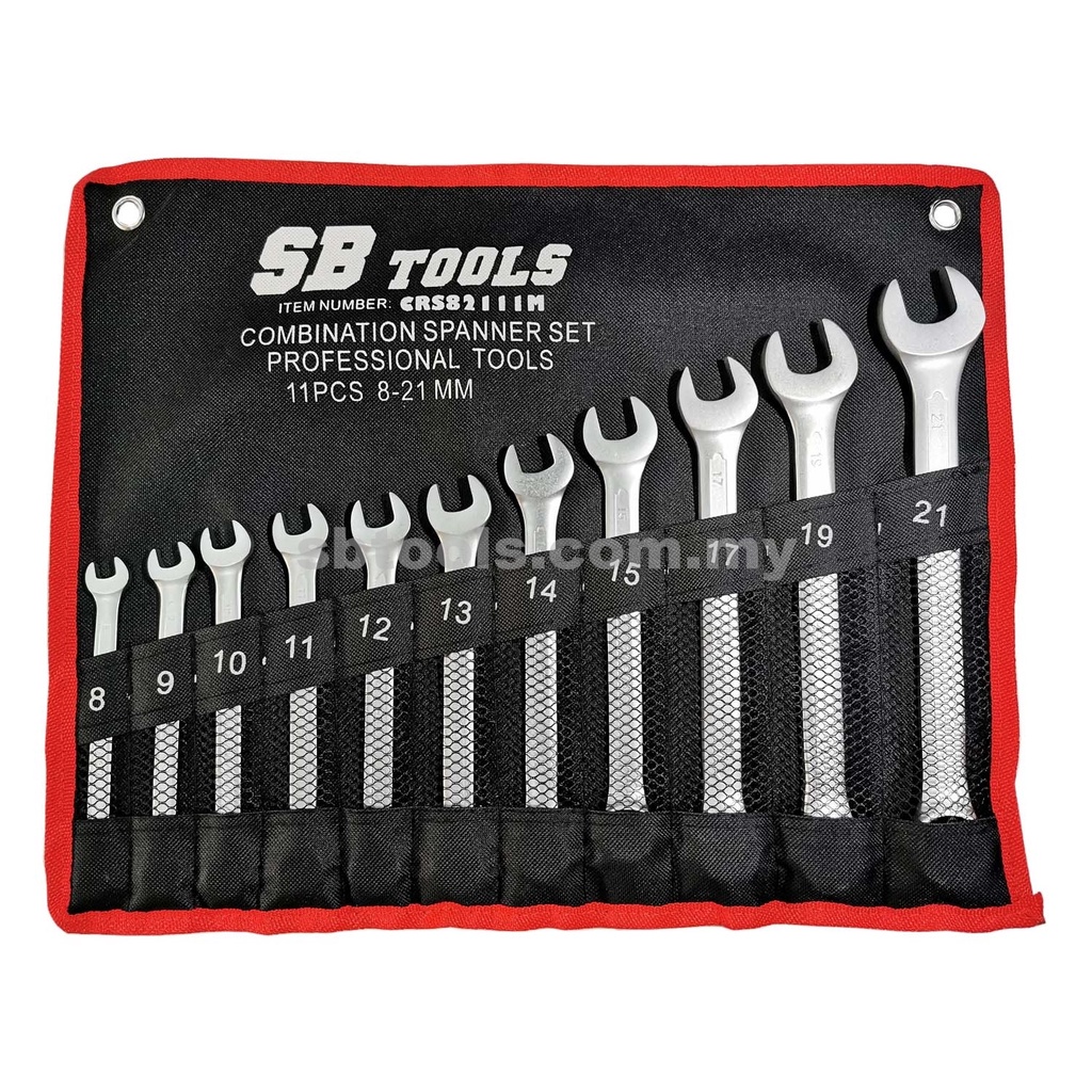 SB Tools 8-21mm Heavy Duty Combination Wrench Set | Spanner Set ...