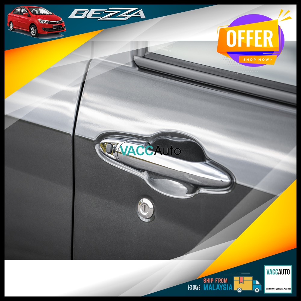Perodua Bezza D63D 2016 - 2025 Outer Handle Bowl With Emblem Glossy ...