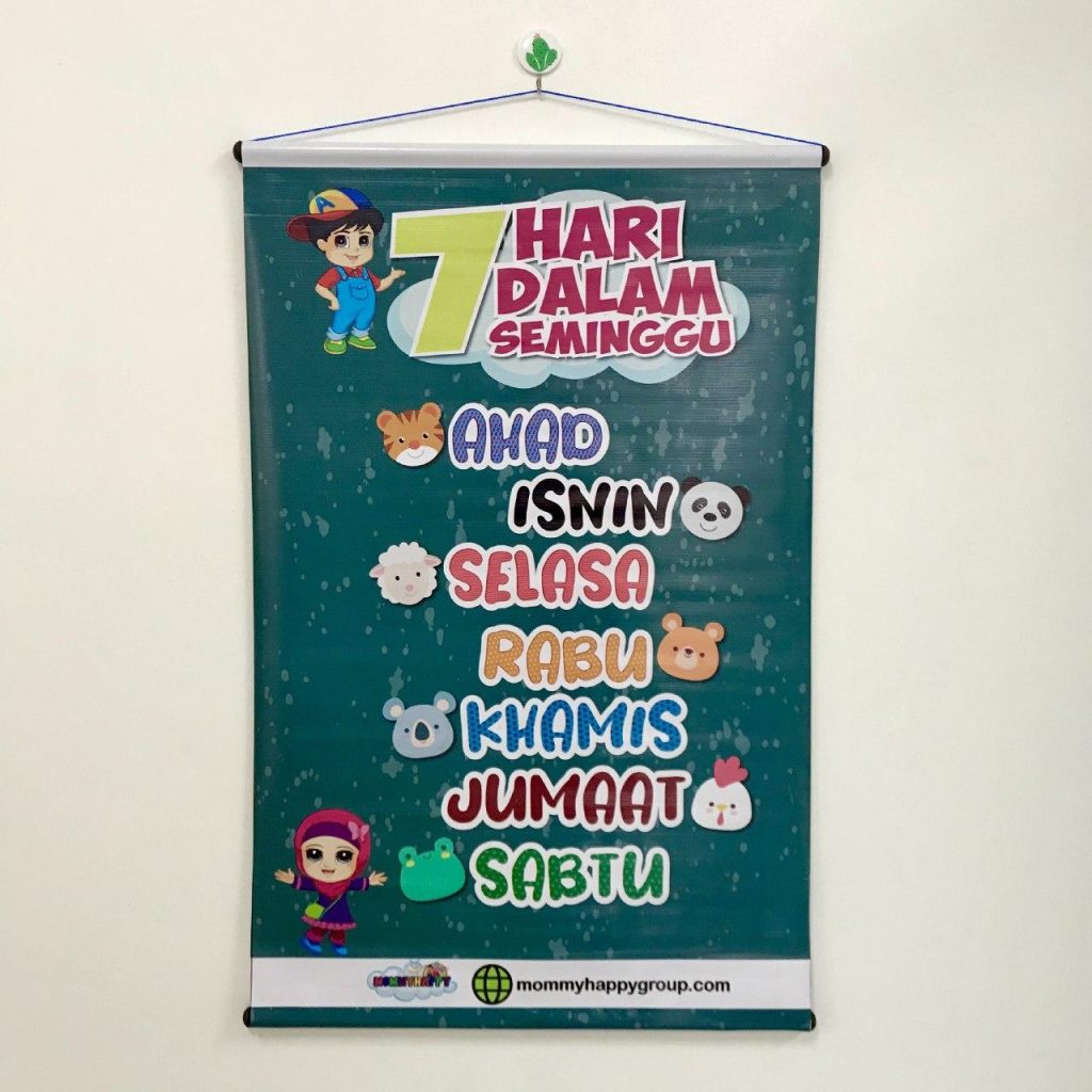 ABM- Bunting 7 Hari dalam Seminggu (2x3 kaki) | Shopee Malaysia