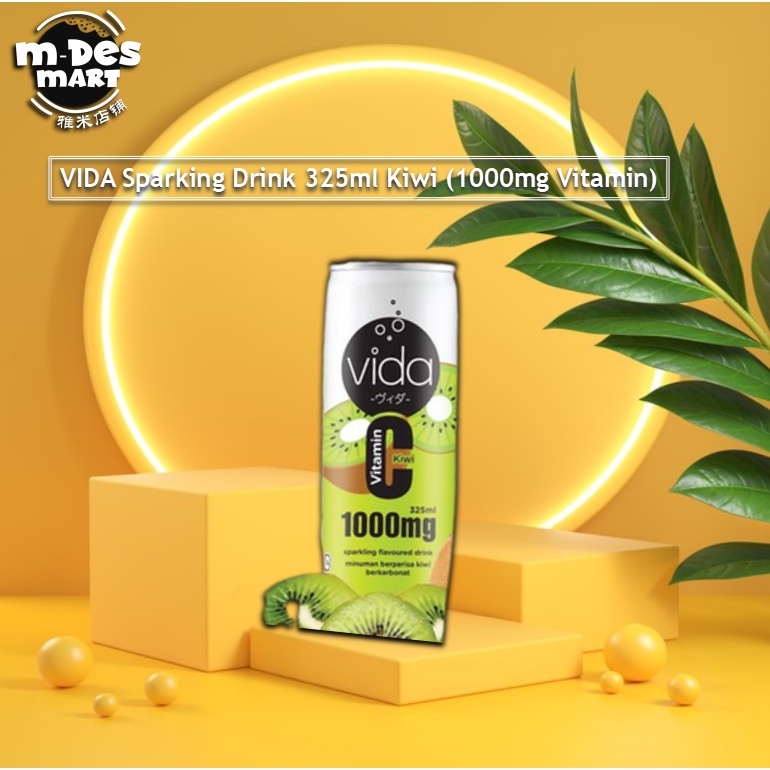 [24 bottles/carton] VIDA Halal Lemon/Original Citrus/Salty Lychee/Minty ...