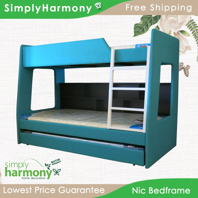 SHSB Katil Budak Kank-Kanak / Double Decker / Children Bed / Pull Out ...