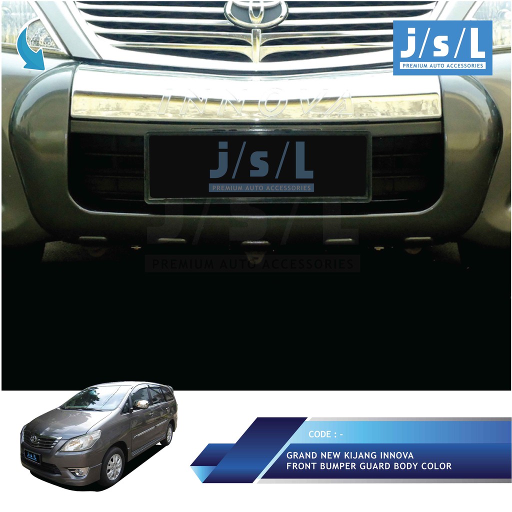 Kijang Innova Front Bumper Guard Body Color/JSL Front Horn | Shopee ...