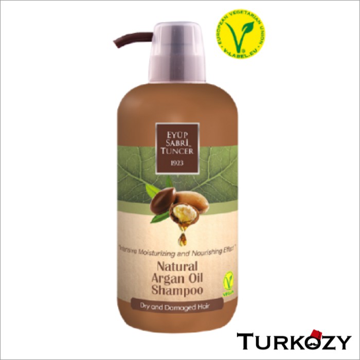 Natural Argan Oil Shampoo 600ml - Eyup Sabri Tuncer (Made in Turkey ...