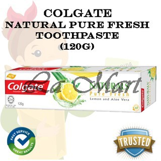 COLGATE Pure FRESH LEMON & ALOE VERA TOOTHPASTE TOOTHASTE ODOL 120g ...