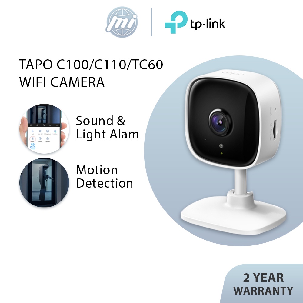 TP-Link Tapo C100 T60 C110 2K PTZ CCTV/1080P HD WIFI Wireless Home ...