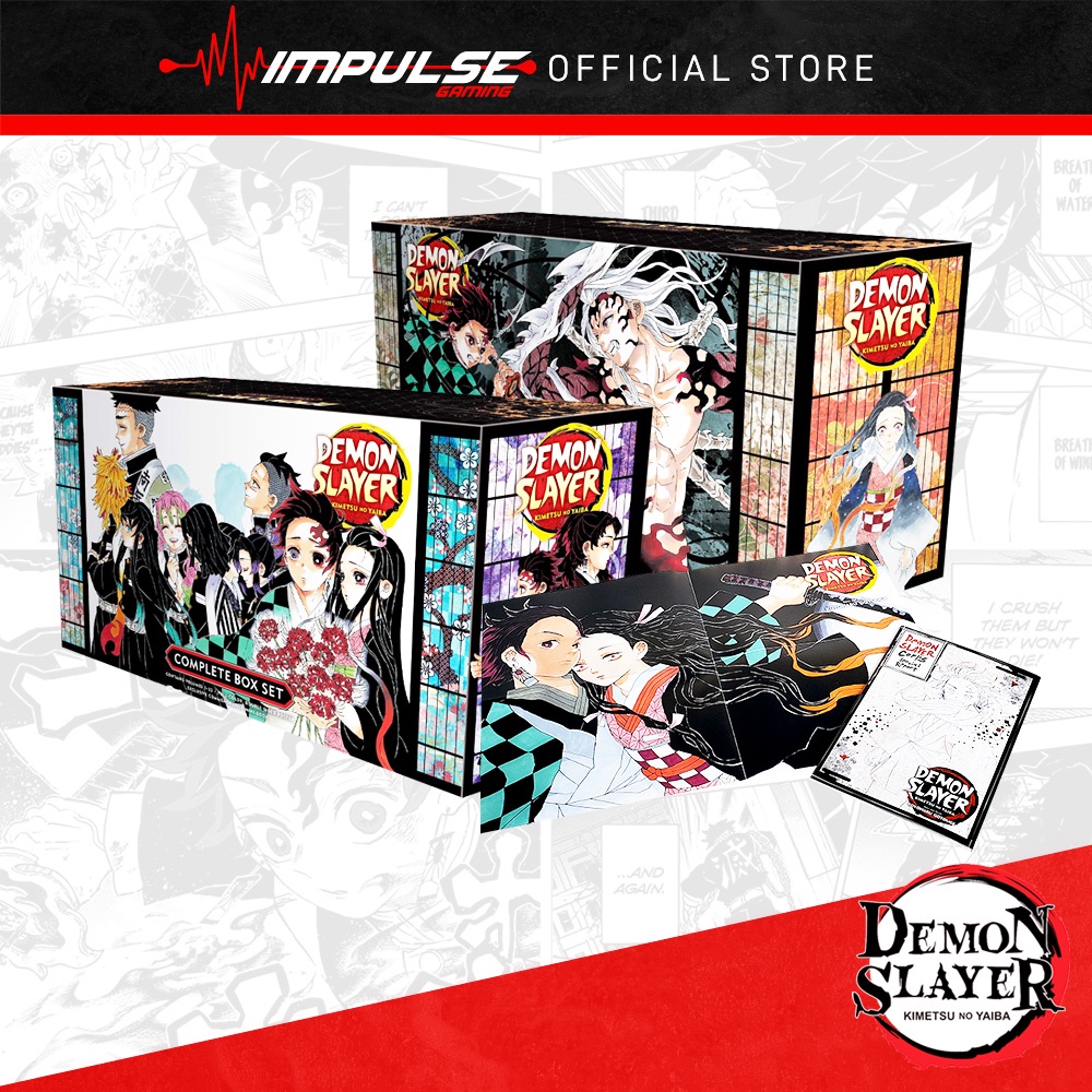 Manga Comic Book Demon Slayer Kimetsu No Yaiba Complete Box Set Vols. 1 ...
