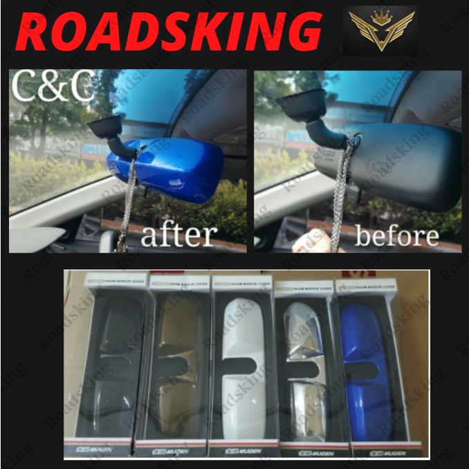 REAR VIEW ROOM MIRROR COVER FOR HONDA CITY ACCORD HRV BRV CIVIC FD2 FN2 ...