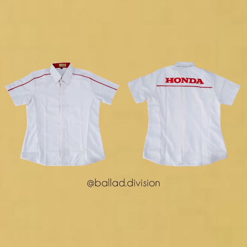 PUTIH Women's White HONDA Uniform | Shopee Malaysia