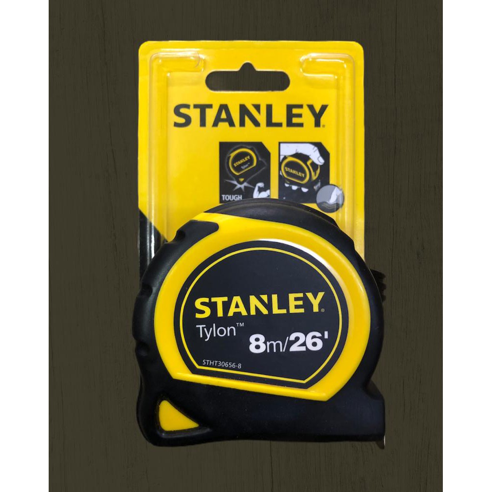 STANLEY ORIGINAL MEASURING TAPE 8M TYLON BI MATERIAL | Shopee Malaysia