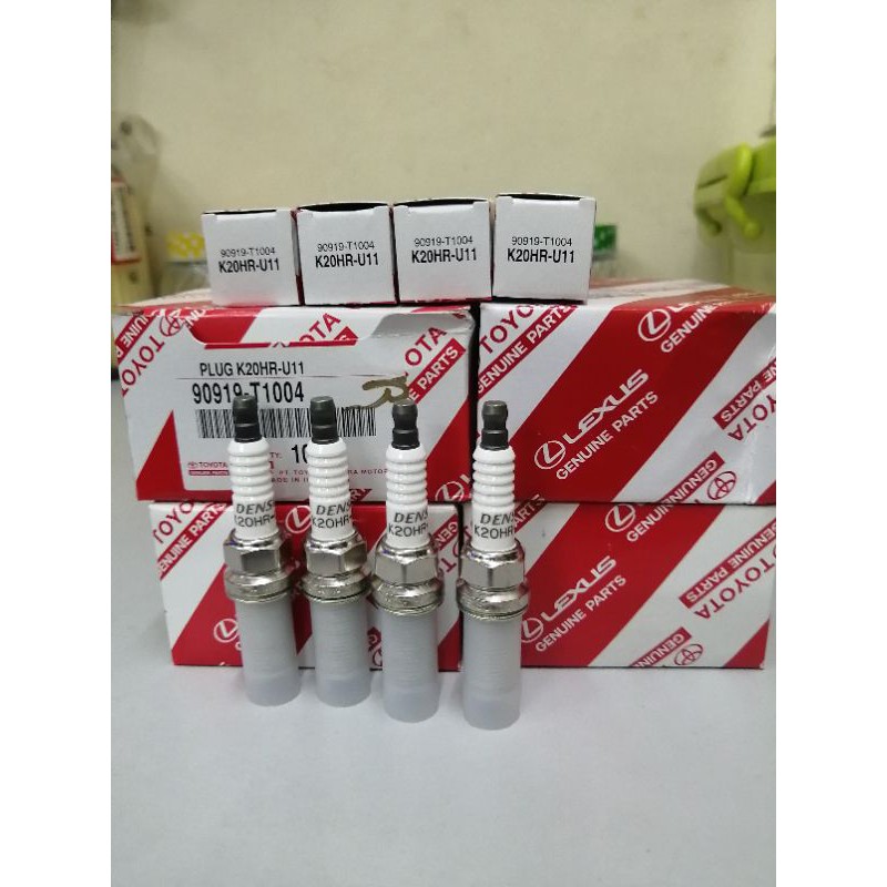 TOYOTA SPARK PLUGS SET 90919-T1004 K20HR-U11 | Shopee Malaysia