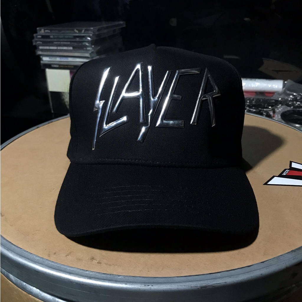Official SLAYER Cap / Baseball Cap - Original SONIC SILVER LOGO ...