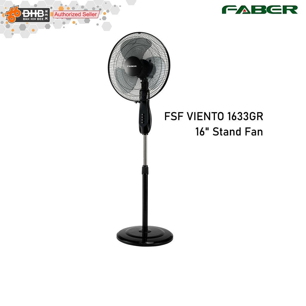 Faber FSF VIENTO 1633GR Stand Fan 16 Inch 3 Blades 3 Speeds | Shopee ...