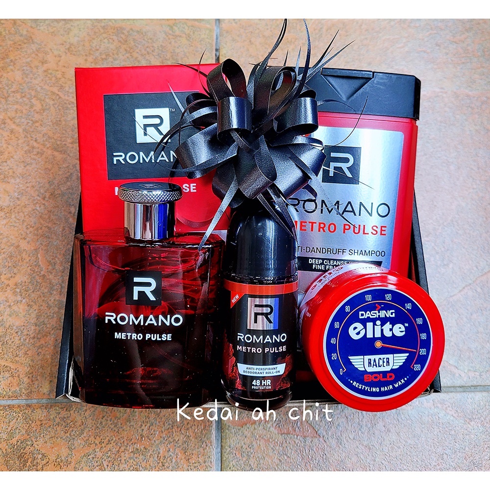 ROMANO PERFECT Perfume Gift Set - We Wrapped For U + Handmade Ribbon ...