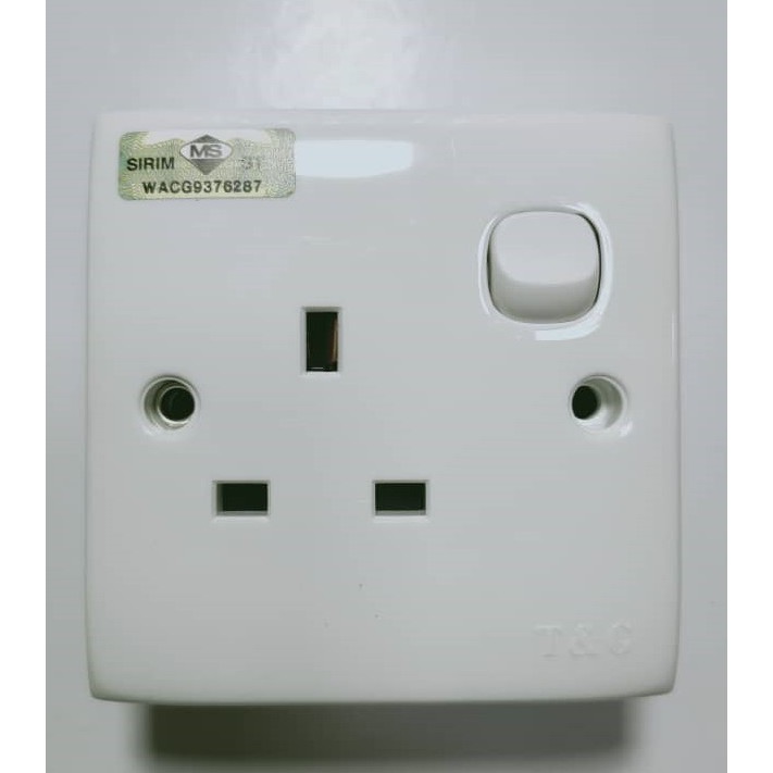T&G Switch Suis 13A switch socket , 15 SW SOCKET , 15A SOCKET ONLY , 1G ...