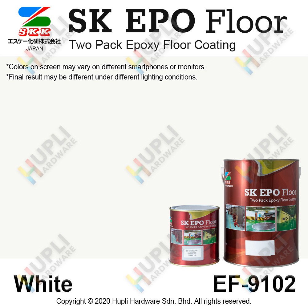 SKK SK Epo Floor Two Pack Epoxy Floor Coating Interior Paint 5 Liters ...