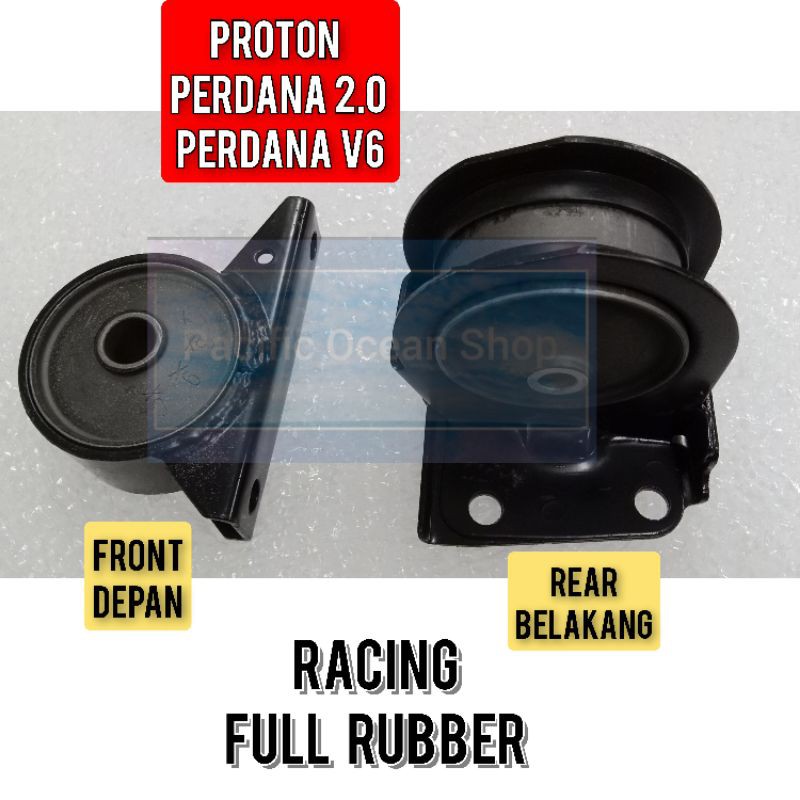 Engine Mounting Full Rubber Racing Proton Perdana 2.0 v6 (Front/Rear)(Depan/Belakang) Full Bush ...