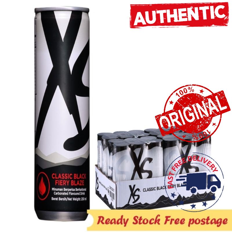 Amway XS Energy Drink Classic Black Fiery Blaze | Shopee Malaysia