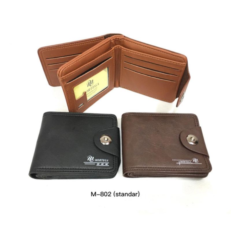 PREMIUM MORTEGA PU LEATHER MEN'S FOLDING WALLET | Shopee Malaysia