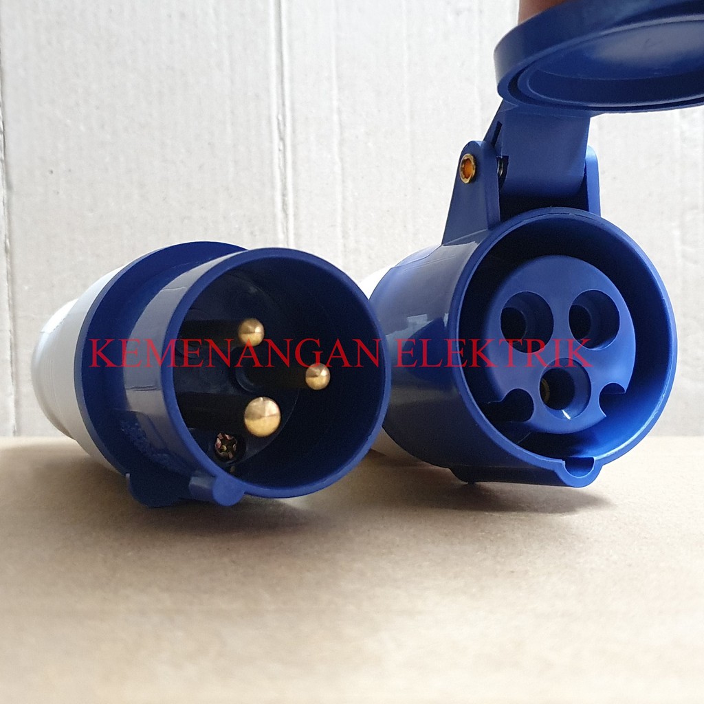 Fort MOBILE SOCKET MOUNTING + PLUG 3 PIN 2 PHASE 16A WATERPROOF SET ...