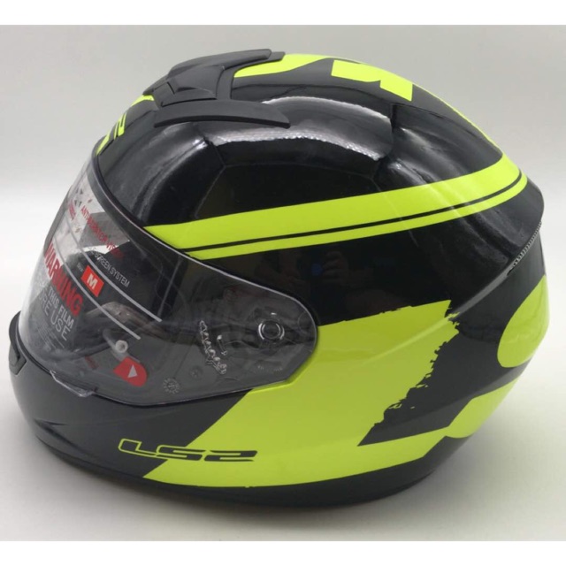 LS2 FF351 FLUO FULLFACE HELMET | Shopee Malaysia
