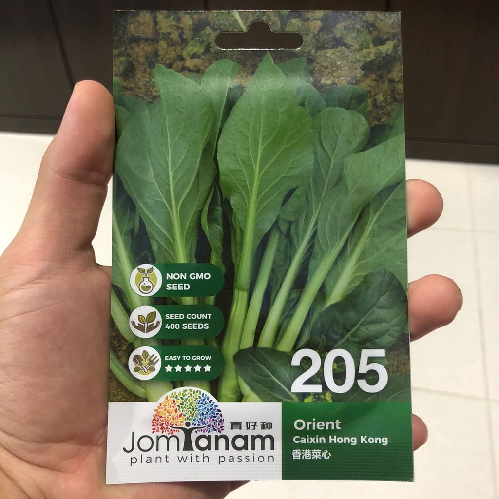 Benih Sawi/Caixin Hong Kong JomTanam 205 (400 biji) | Shopee Malaysia