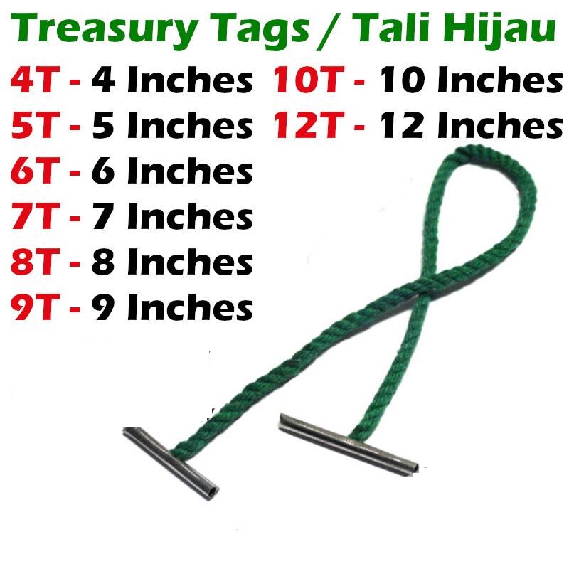 Lucky Star Treasury Tags / Tali Hijau /Green Tag /青绳 (T5/T6/T7/T8/T9 ...