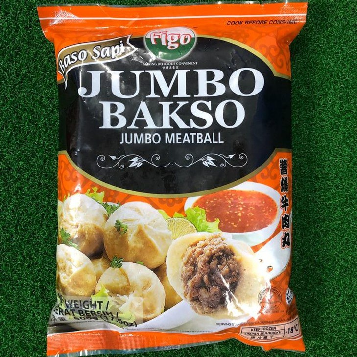 【HALAL】FIGO JUMBO BAKSO | 爆浆牛肉丸 | 500G | 25PCS+- | Shopee Malaysia