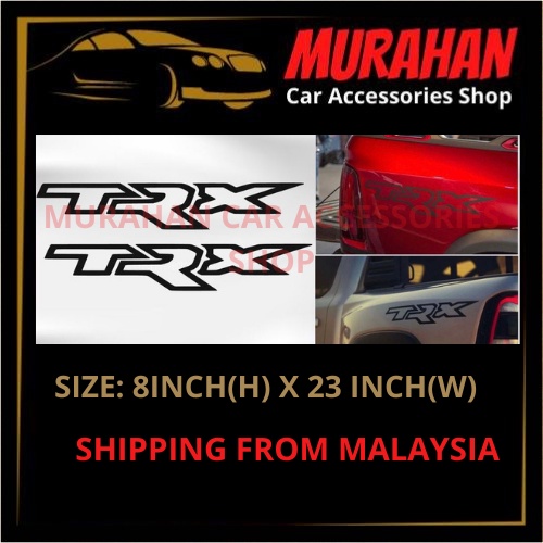[READY STOCK] 2 PCS TRX SIDE REAR CAR STICKER KERETA STICKER DODGE RAM ...