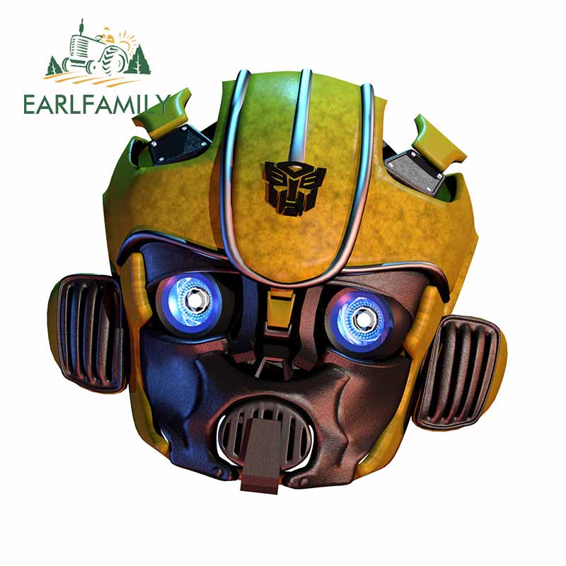 EARLFAMILY 13cm x 12.1cm for Bumblebee Transformers Bumper Car Stickers ...