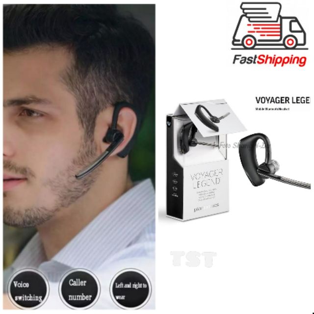 Plantronics Voyager Legend Bluetooth Mono Headset with Wind / Noise ...